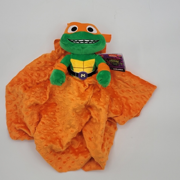 Handmade | Toys | Lovey Ninja Turtle Plush Security Blanket 2x20 | Poshmark